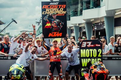 New Moto2™ World Champion Acosta continues his world title blaze | KTM ...