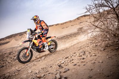 TOBY PRICE TOP KTM RIDER ON CHALLENGING RALLYE DU MAROC STAGE THREE ...