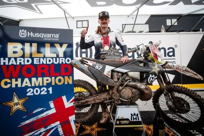Billy Bolt is crowned 2021 FIM Hard Enduro World Champion | Husqvarna ...