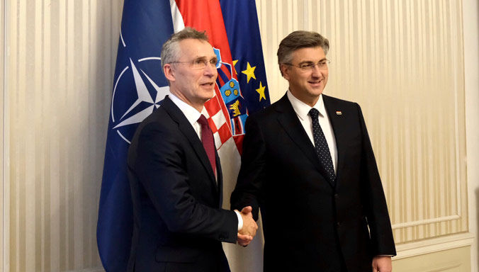 Secretary General praises Croatia’s contributions to NATO, participates ...