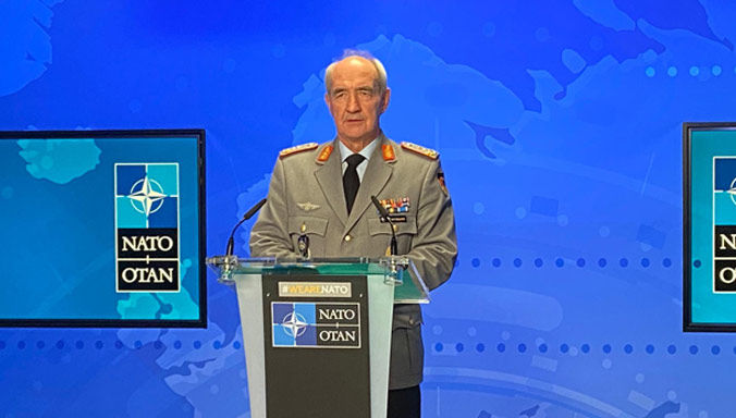 The Director General of the NATO International Military Staff addresses ...