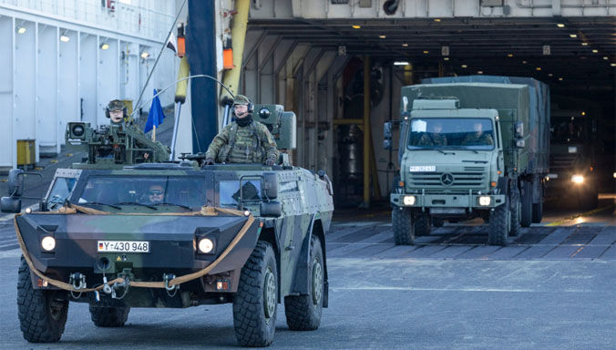 First German NATO brigade troops arrive in Lithuania | NATO News