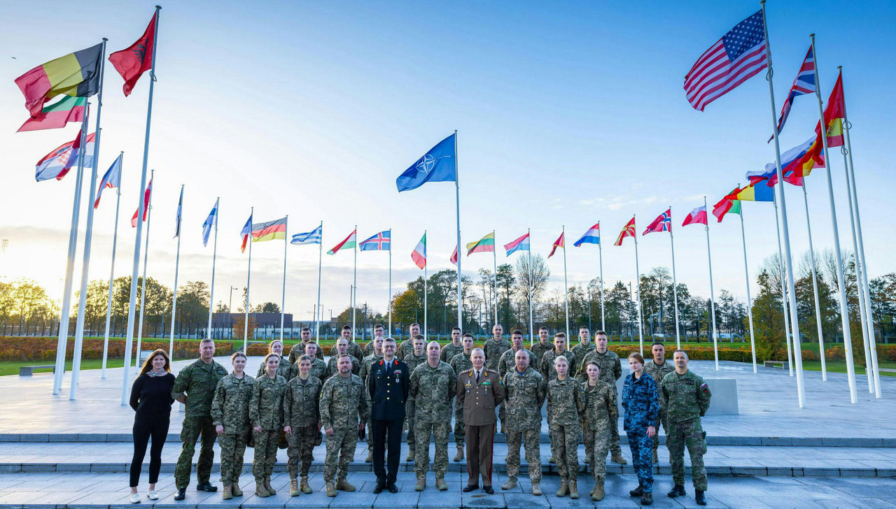 NATO International Military Staff welcomes Ukrainian cadets | NATO News