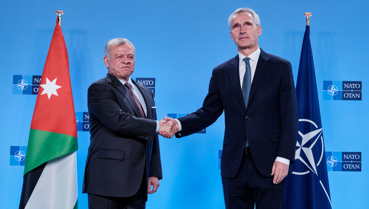 NATO Allies address the situation in the Middle East with the King of ...