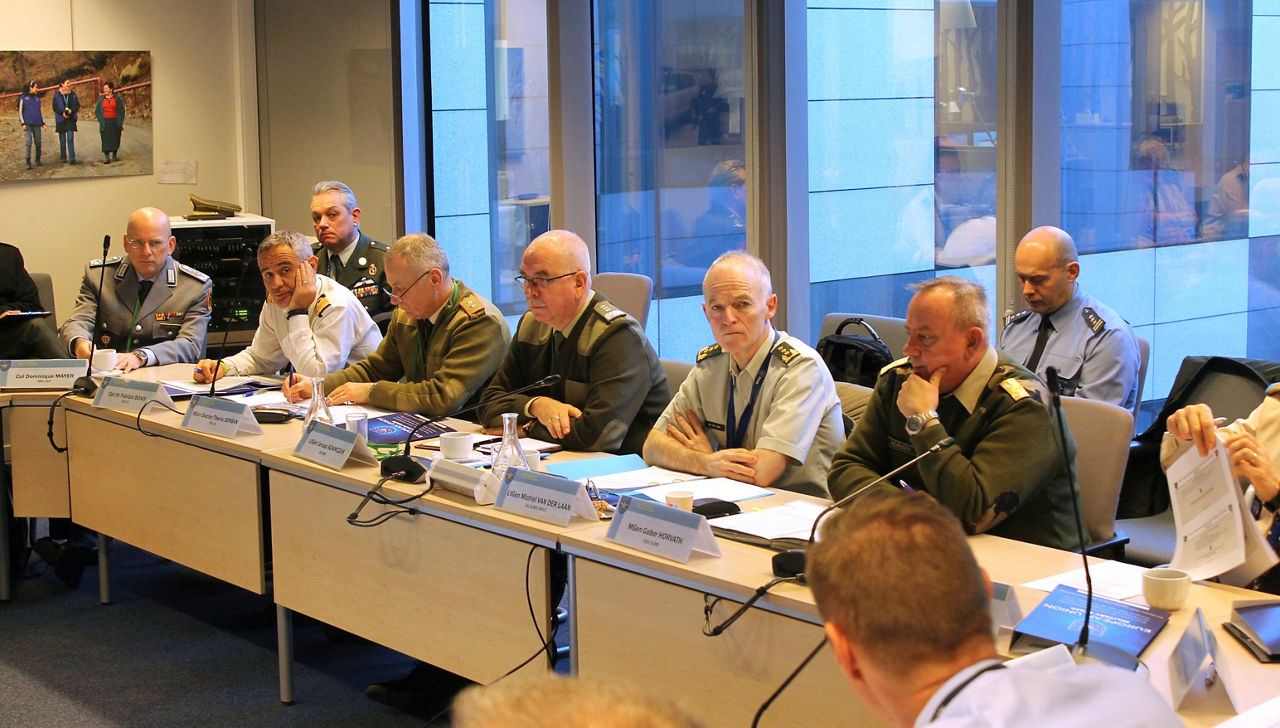 The European Union Military Staff hosts its NATO counterparts for the ...