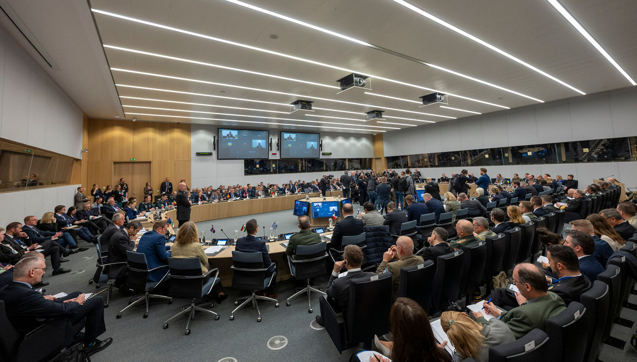 NATO Secretary General urges continued support at Ukraine Defence Contact Group meeting | NATO News