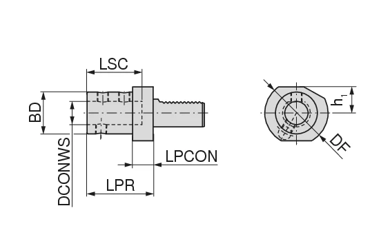 Cylindrical tool holders for indexable insert drills | CERATIZIT | WNT ...