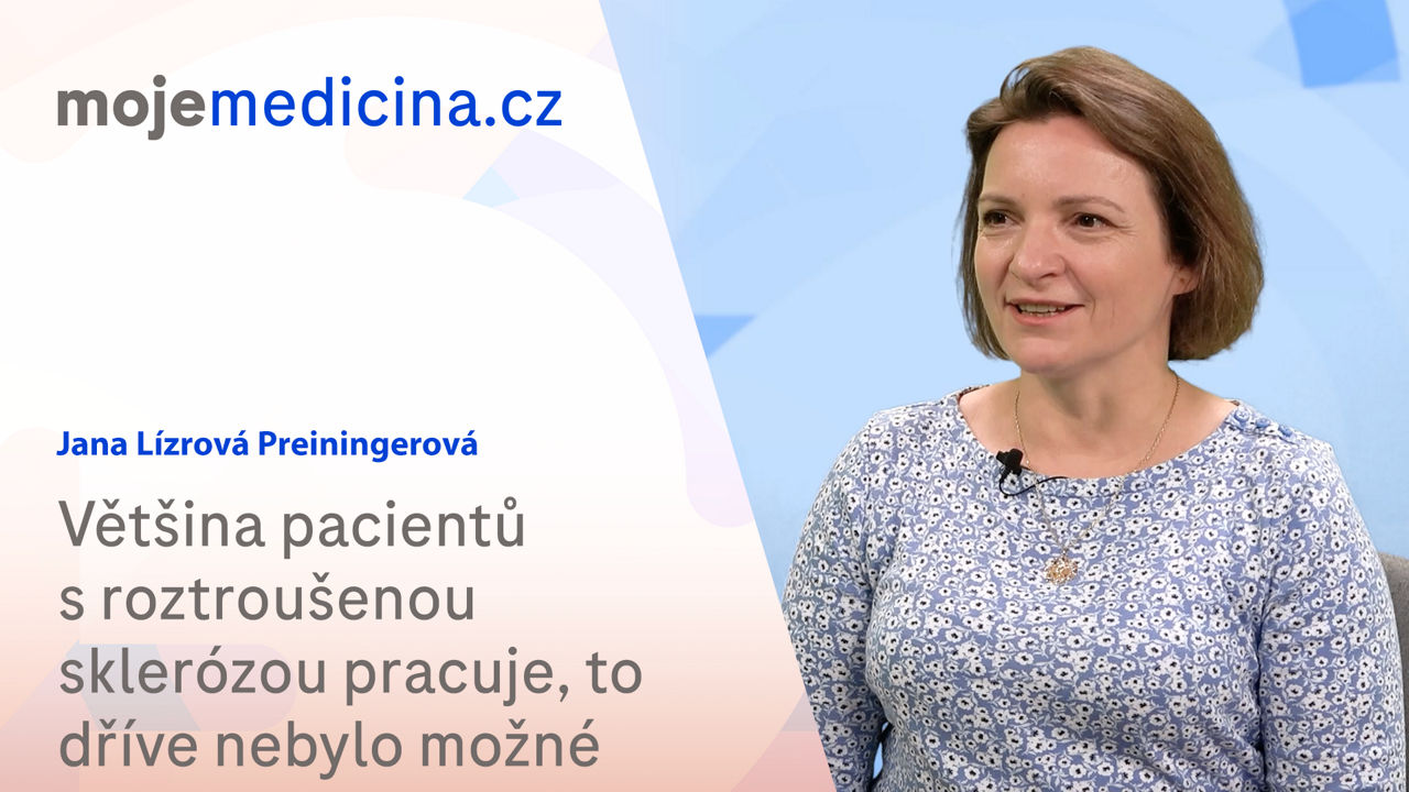 Jana Lízrová Preiningerová: Většina pacientů s roztroušenou sklerózou ...