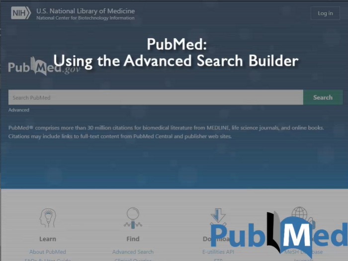 Information médicale - Aide à la recherche PubMed