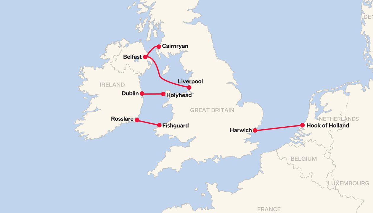 Ferry to Cherbourg and Rosslare | Stena Line