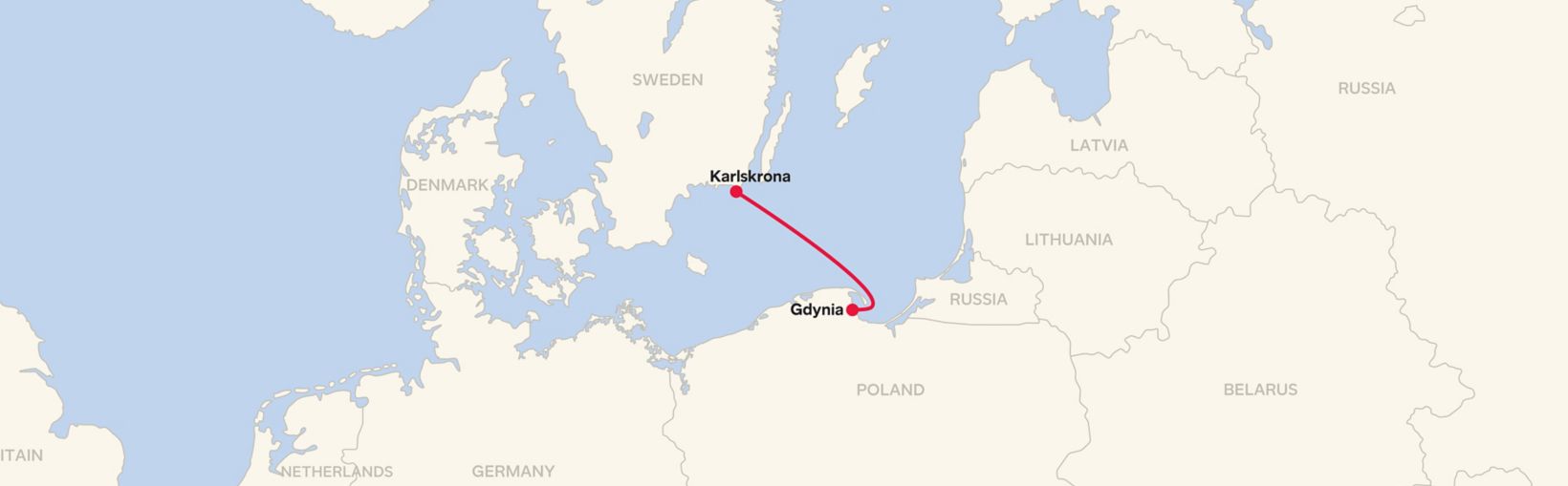 Färja till Karlskrona och Gdynia | Stena Line
