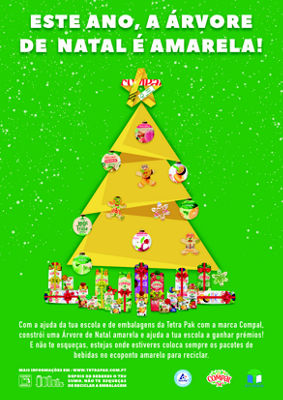 Tetra Pak e Compal dão nova cor às árvores de natal para reciclagem ...