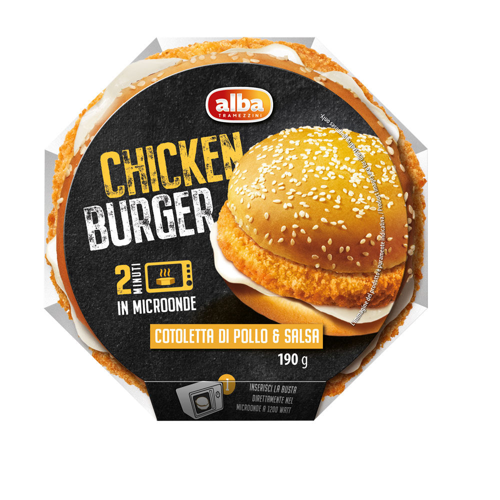 UniCoop Firenze - Chicken Burger cotoletta di pollo e salsa 190 gr