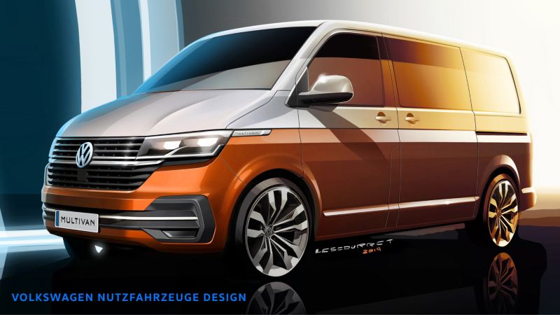 Multivan 6.1 præsentation ved biludstilling i Genève