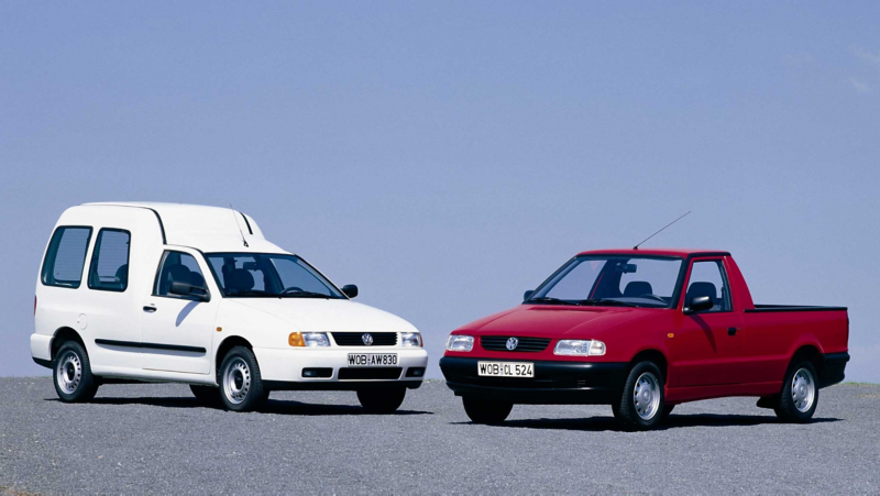 Fem generationer Caddy | Volkswagen Transportbilar
