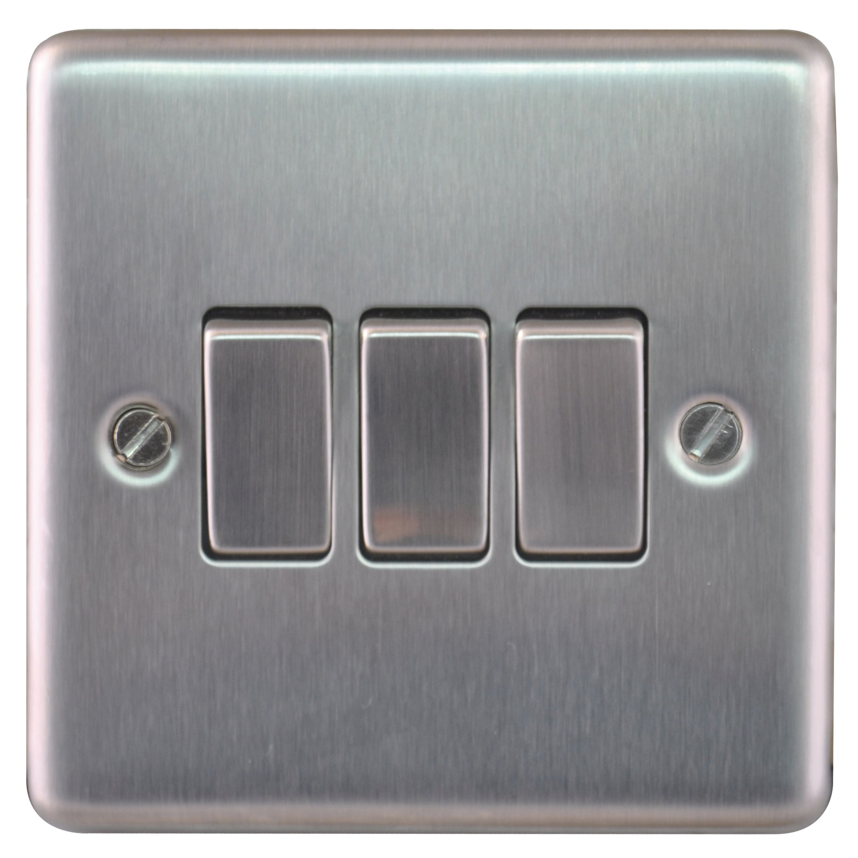 3 Gang Light Switch | wickes.co.uk