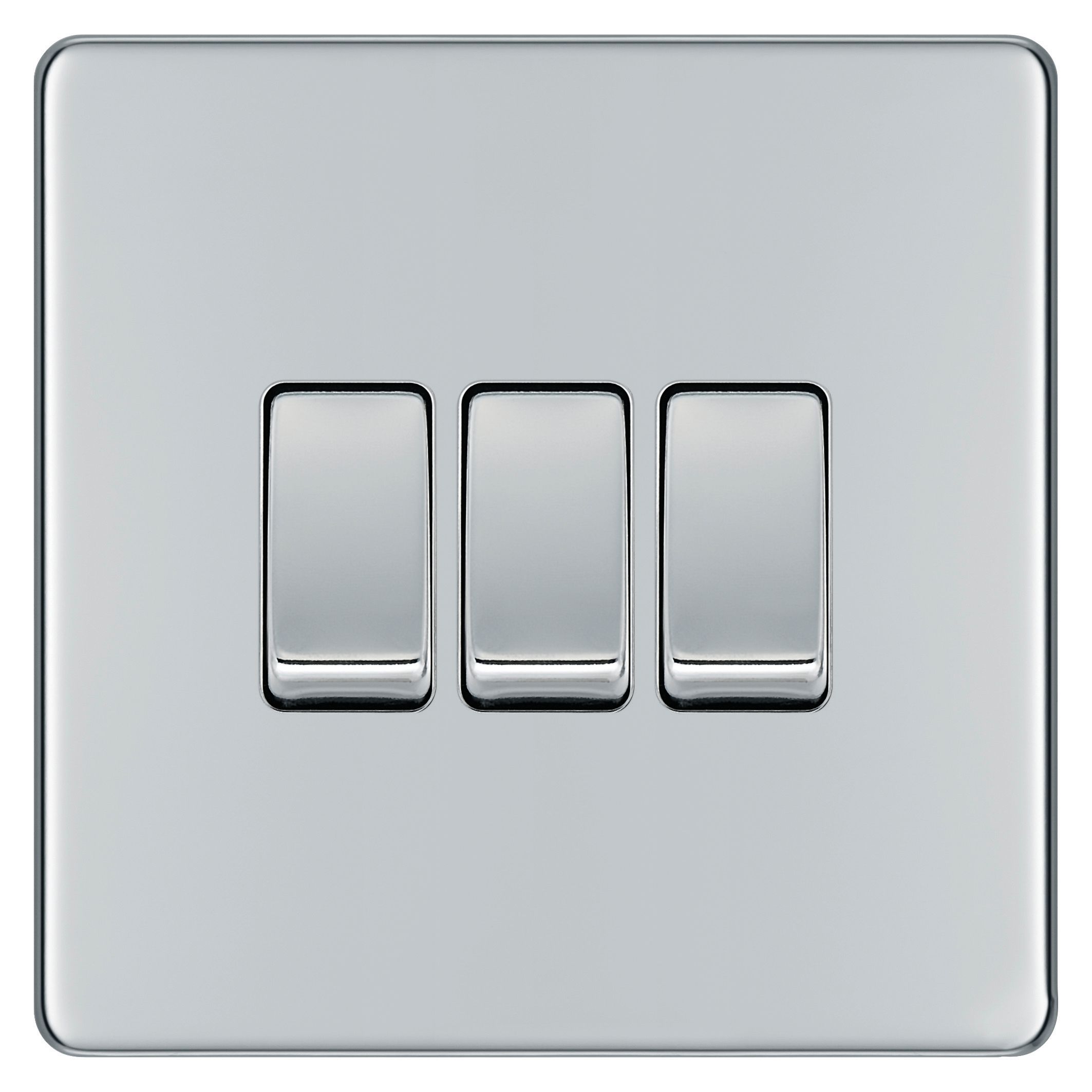 3 Gang Light Switch | wickes.co.uk