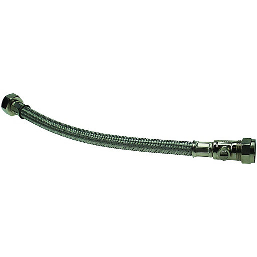 Primaflow Flexible Tap Connector With Service Valve - 15 X 12 X 300mm ...