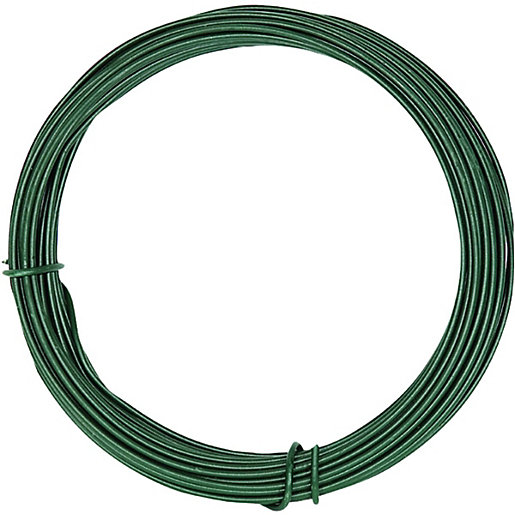 Wickes PVC Coated Garden Wire - 3.5mm x 20m | Wickes.co.uk
