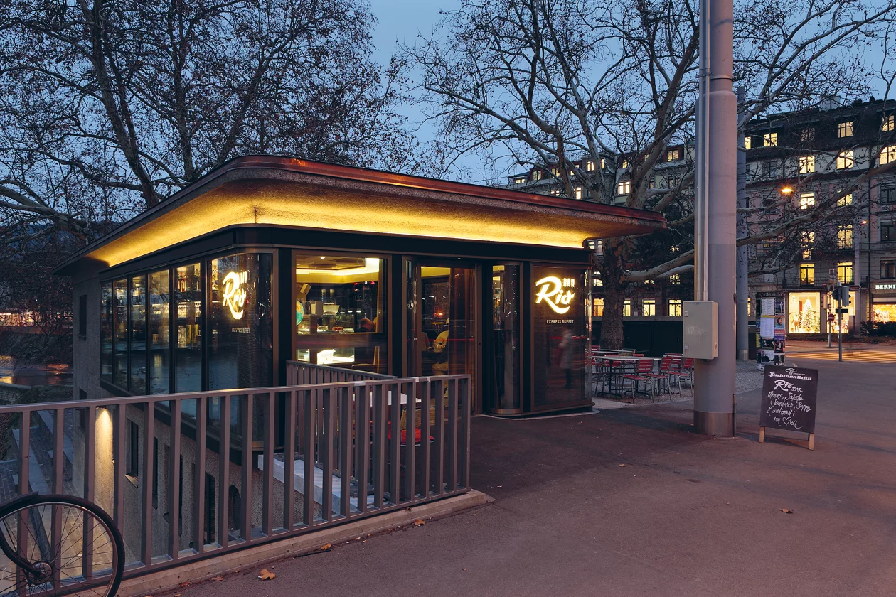 Rio Bar – früher Elektrozentrale, heute Café-Bar | Stadt Zürich